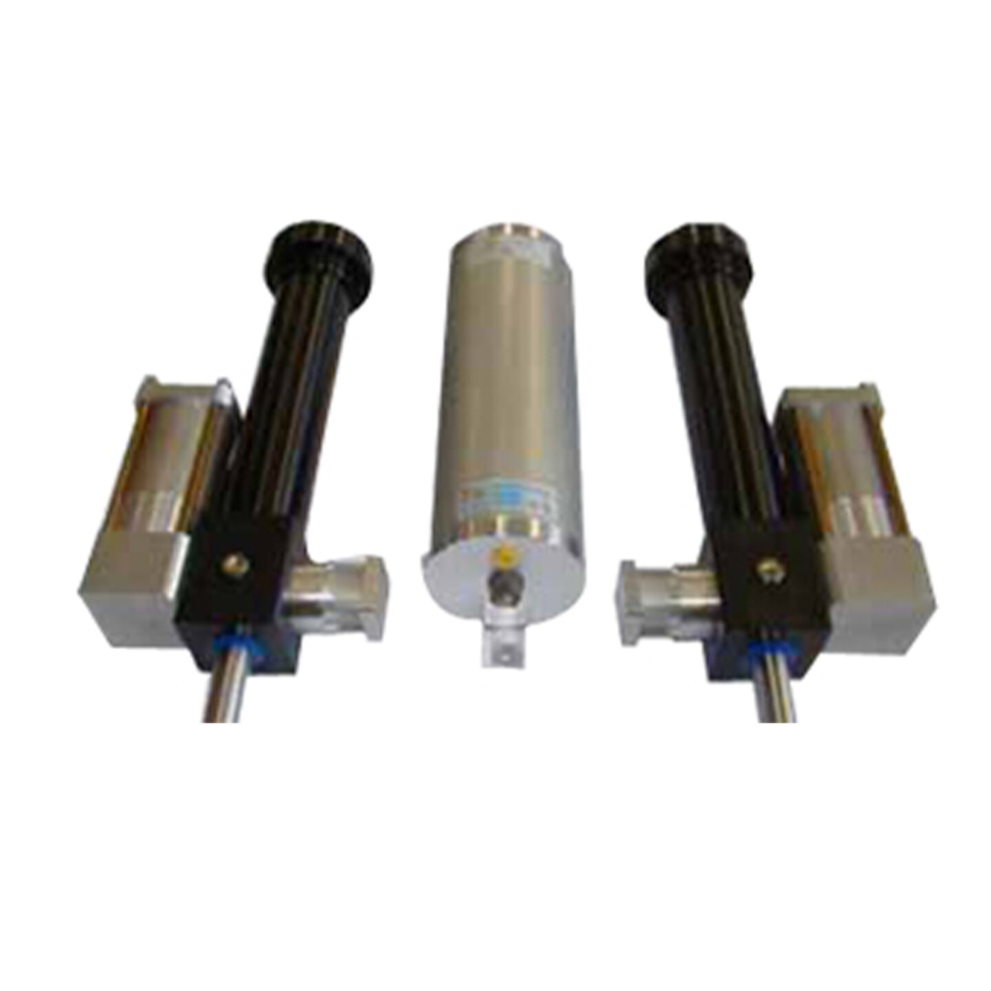 Hydraulic cylinder system for nozzle block movement in injection ...